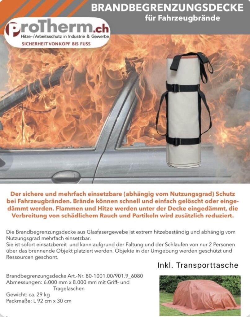 BRÄNDE VON LITHIUM-IONEN-BATTERIEN IN ELEKTROFAHRZEUGEN - ProTherm AG ...